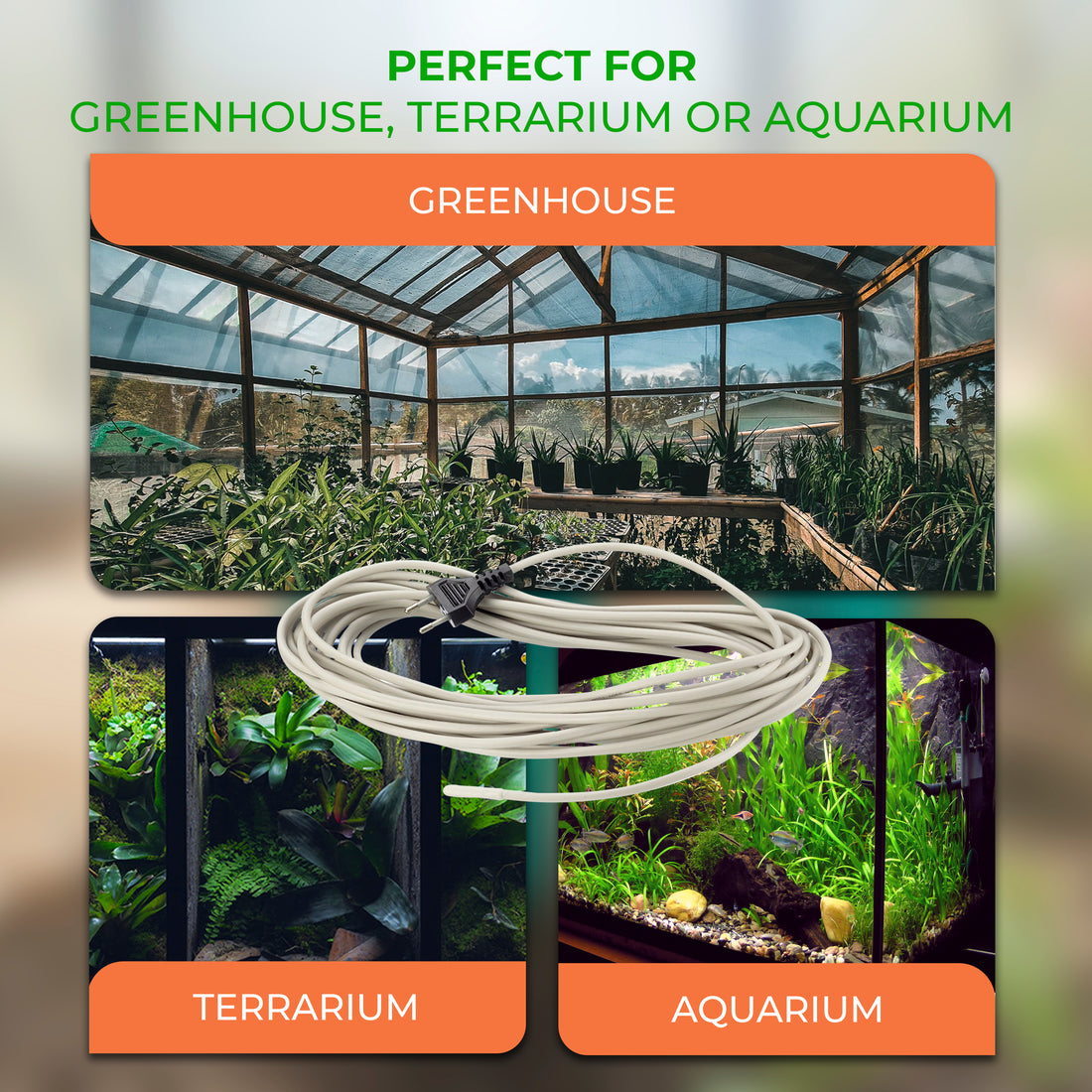 Soil Warming Cable for Plants - biogreen.co.uk