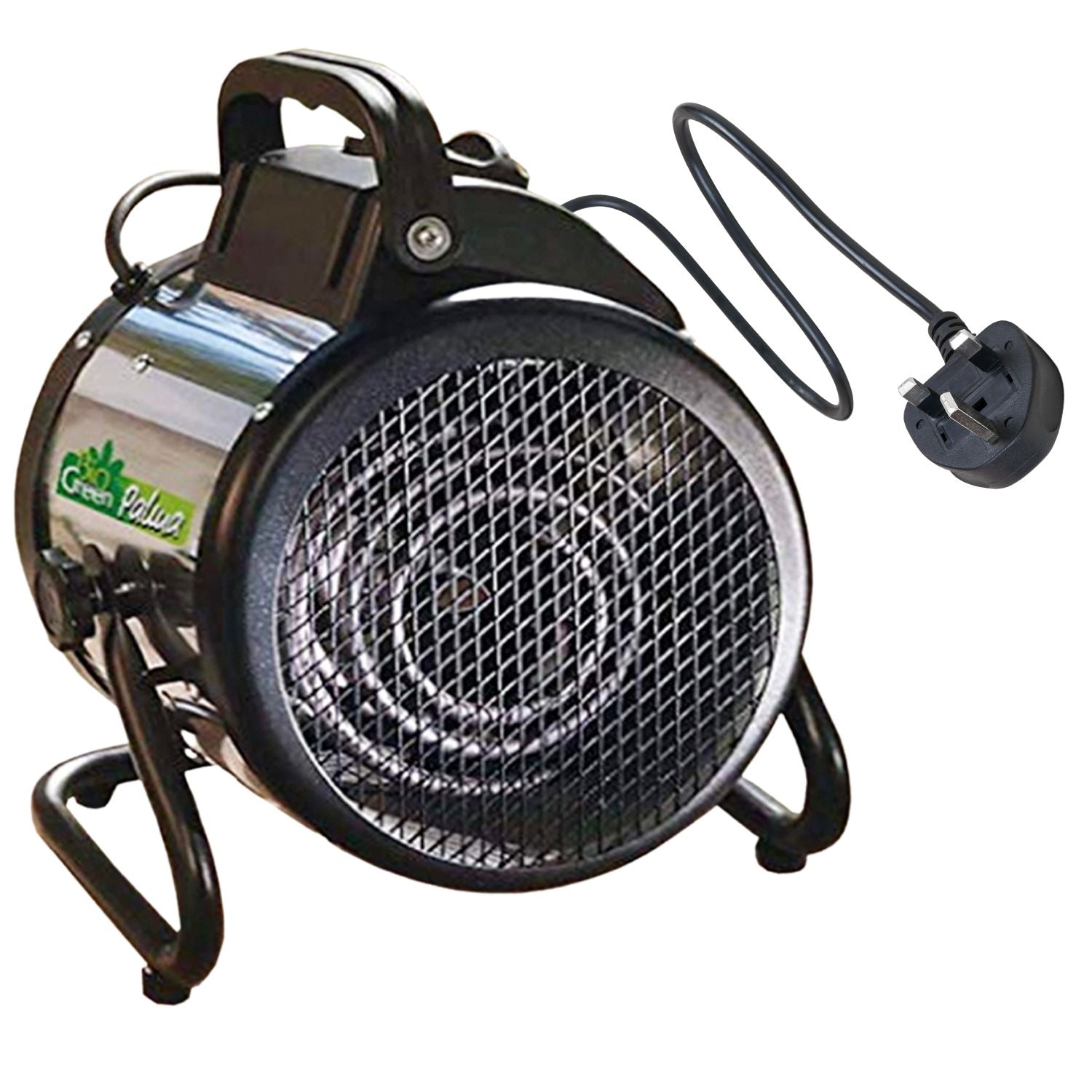 Electric Greenhouse Heater - "Palma" + Manual Thermostat - biogreen.co.uk